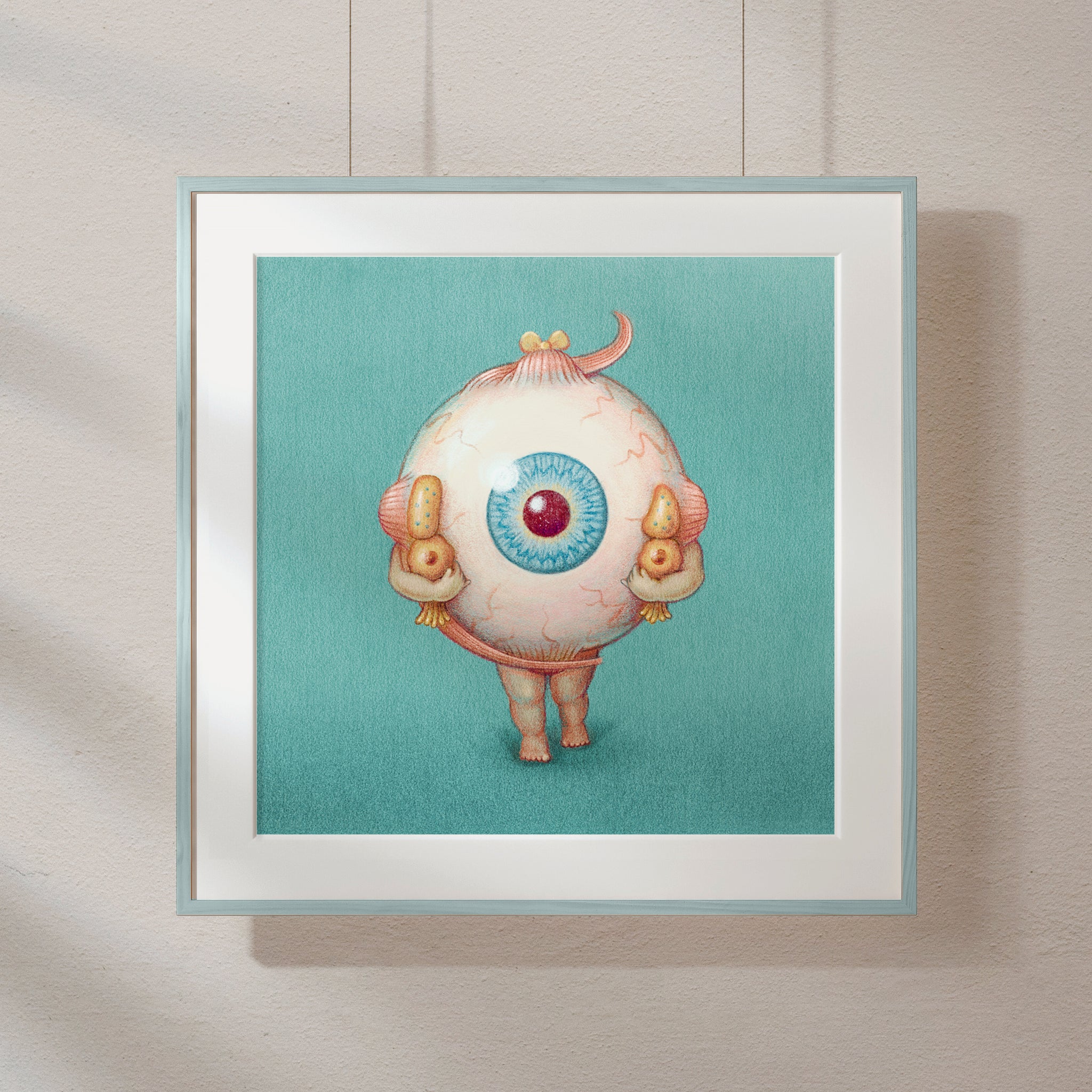 Art Print- Eyeball with Rod and Cone Cells – EMMA CHENG