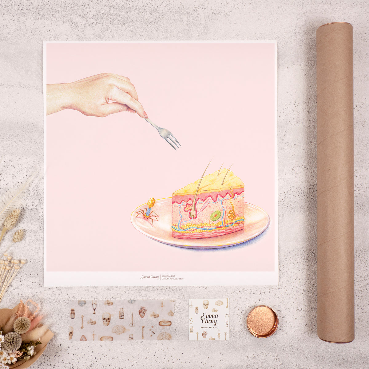 Art Print-Skin Cake – EMMACHENG